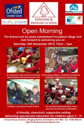 Finstock School Open Morning 11am-1pm | charlbury.info